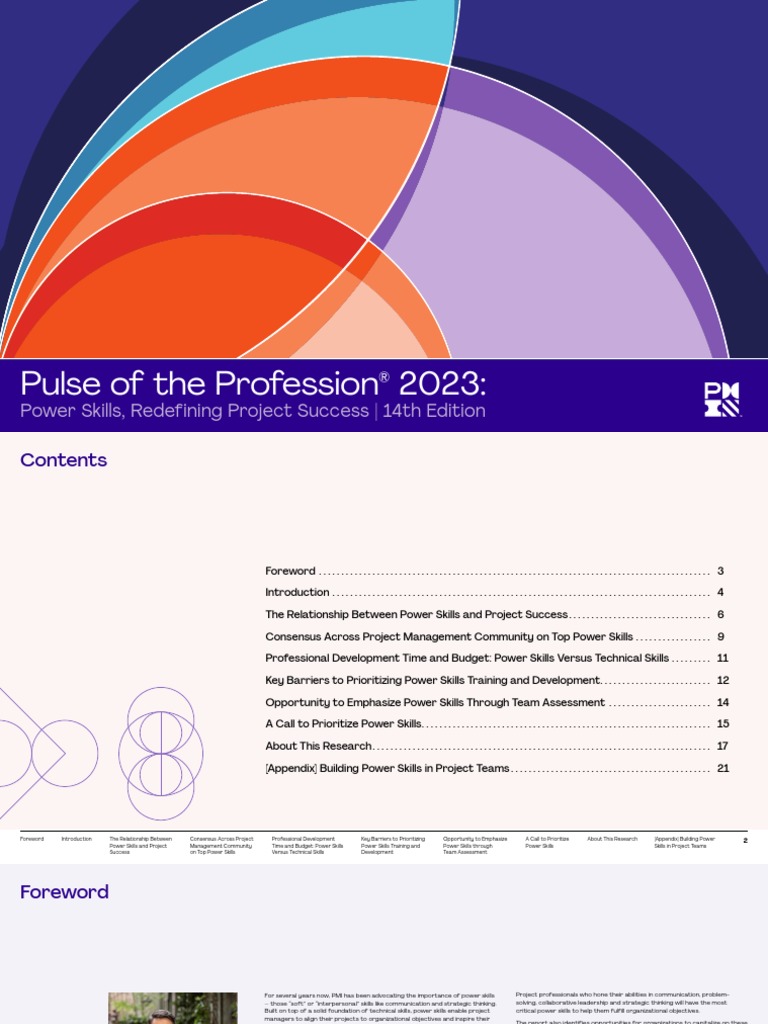 PMI Pulse of The Profession 2023 Report | PDF | Project Management ...