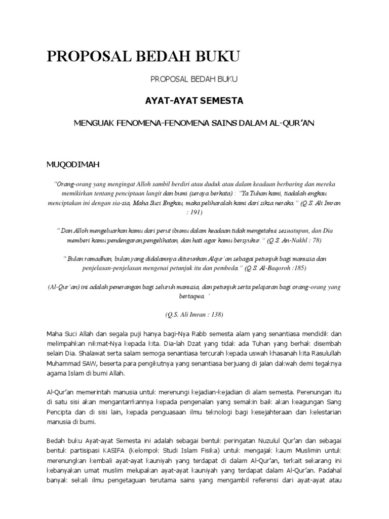 Proposal Bedah Buku 1 | PDF