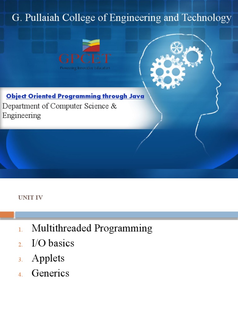 Java Unit 4 Pdf Scheduling Computing Process Computing 