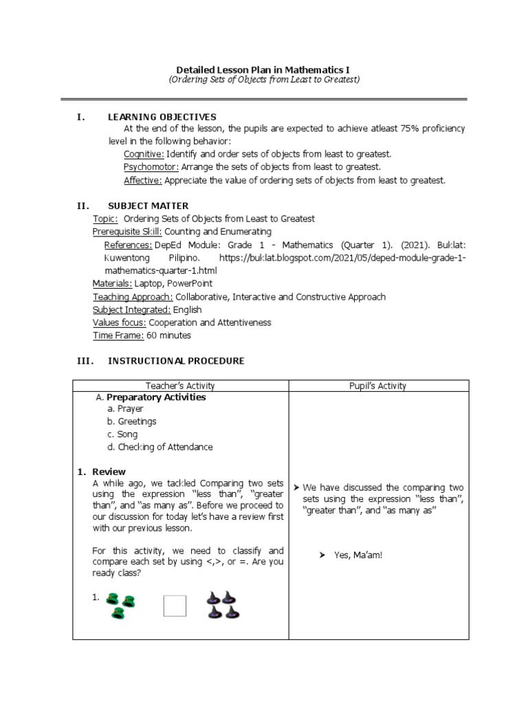 Garcia, Jed D - Detailed Lesson Plan | PDF | Lesson Plan | Psychology