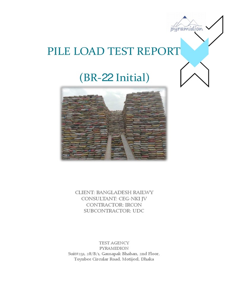 Pile Load Test Report for BR-22 | PDF | Deep Foundation | Soil Mechanics