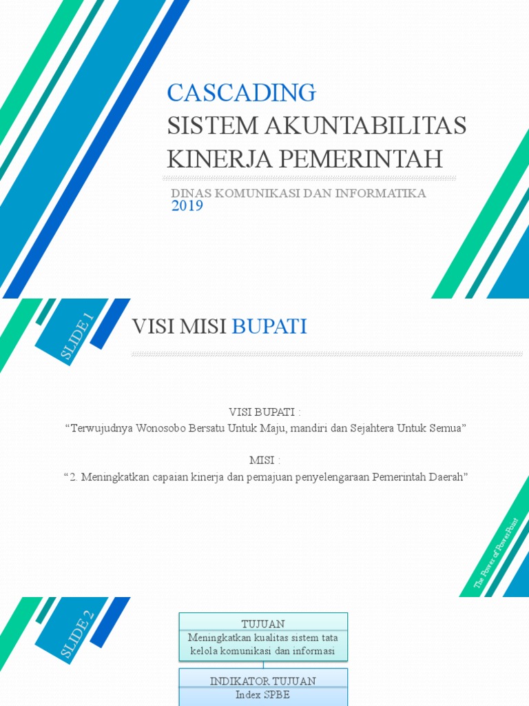 Paparan Cascading Sistem Akuntabilitas Kinerja Pemerintah | PDF