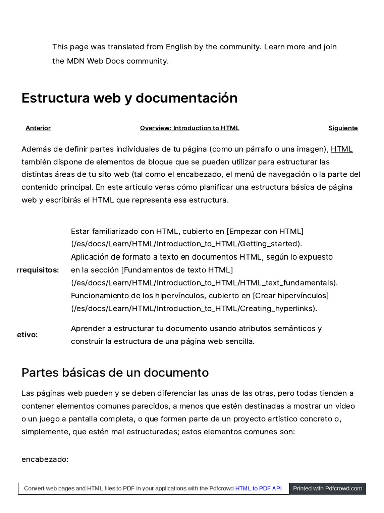 Developer Mozilla Org Es Docs Learn HTML Introduction To HTM | PDF ... Developer Mozilla Org Es Docs Learn HTML Introduction To HTM | PDF ...