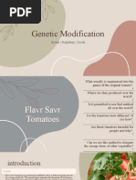 Flavr Savr | PDF | Tomato | Genetic Engineering
