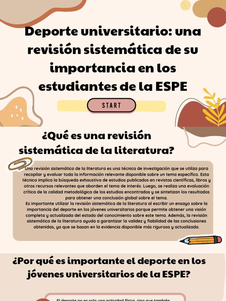 Deporte Universitario Una Revisión Sistemática de Su Importancia en Los ... Deporte Universitario Una Revisión Sistemática de Su Importancia en Los ...