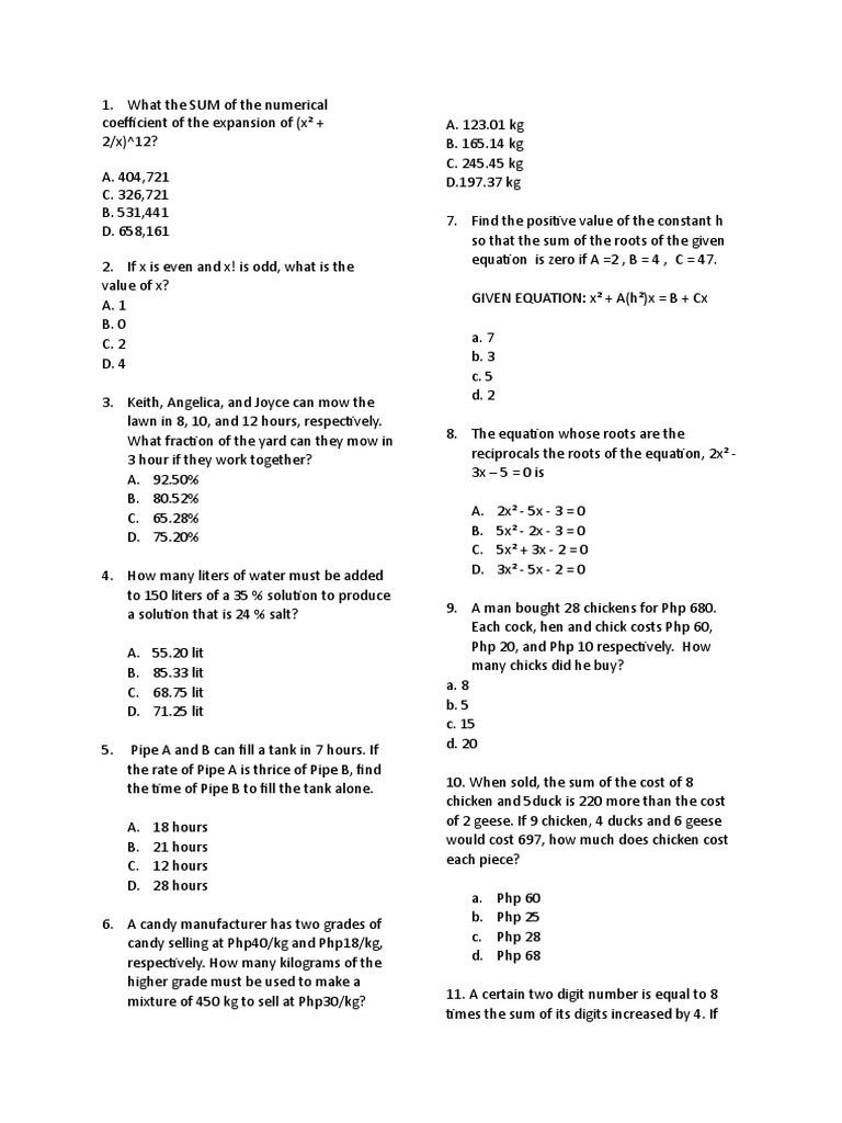 What The Sum Of The Numerical Pdf Speed Equations