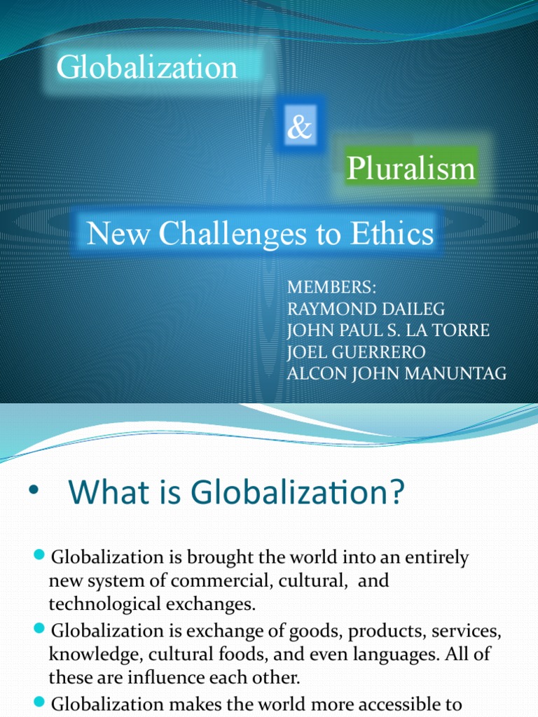 Globalization and Pluralism | PDF | Globalization | Climate Change