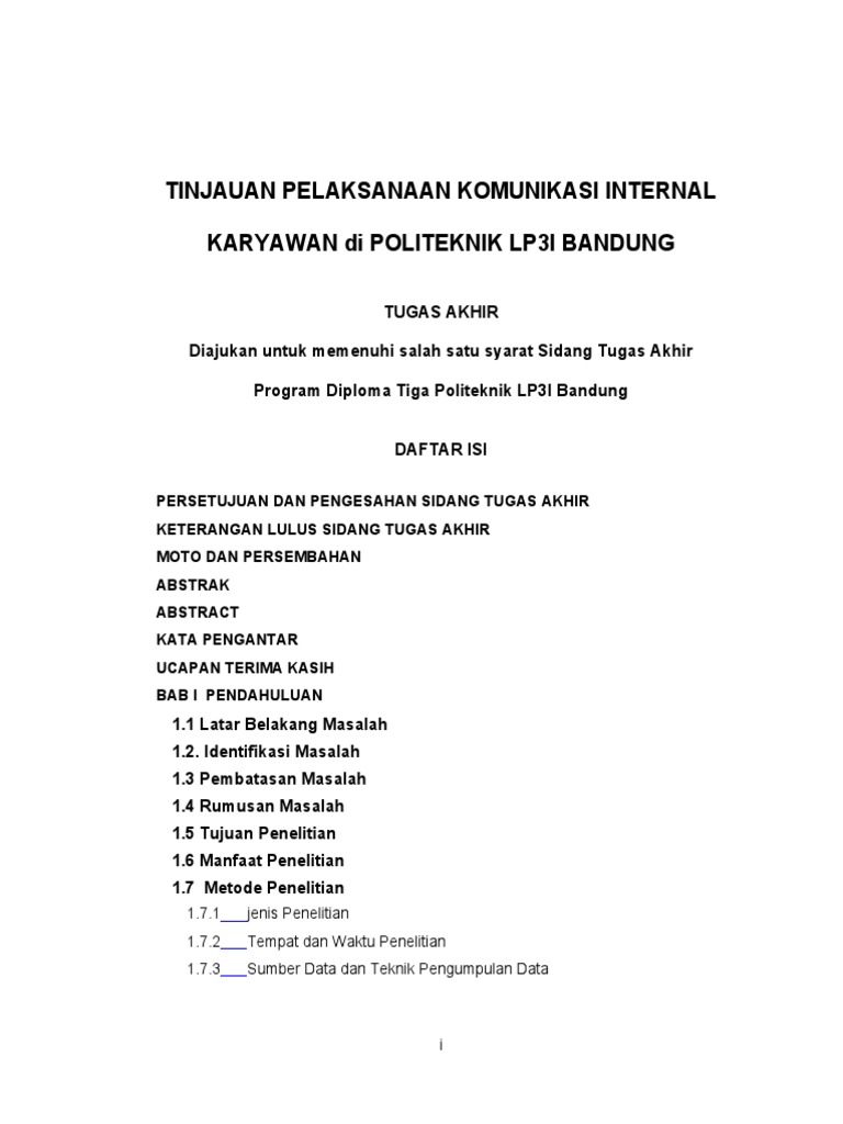 Contoh TA Banget | PDF