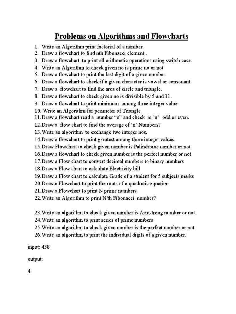 Assignment 1 Algoand Flowcharts | PDF Assignment 1 Algoand Flowcharts | PDF