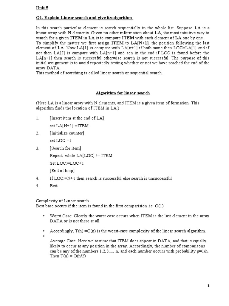 Unit 5 Pdf Algorithms And Data Structures Computer Programming 