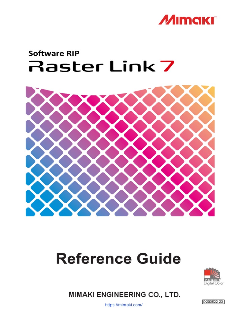 RasterLink7 Reference Guide v2.3 | PDF | Icon (Computing) | Printer ...