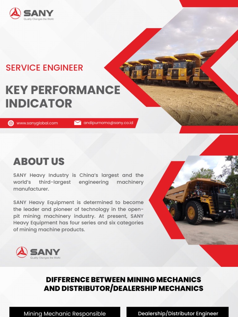 Service Engineer Performance Indicator | PDF | Heavy Equipment | Engineer