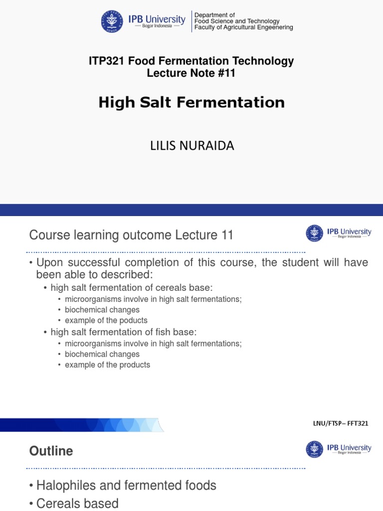 High Salt Fermentation Techniques | PDF | Soy Sauce | Fermentation