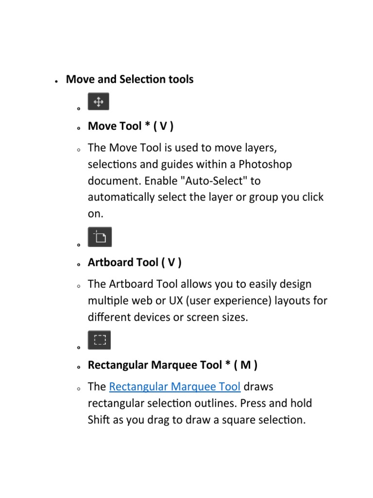 Adobe Classification of Tools | PDF | Adobe Photoshop | Image Editing