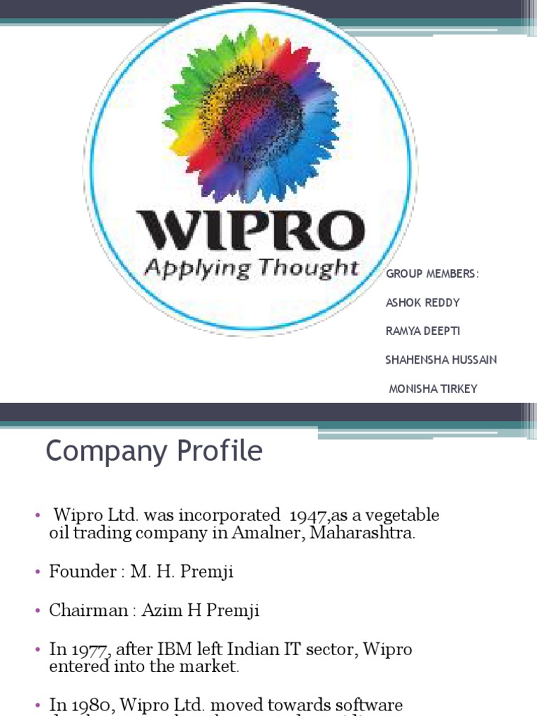 Wipro Buisness Ppt | Business | Economies