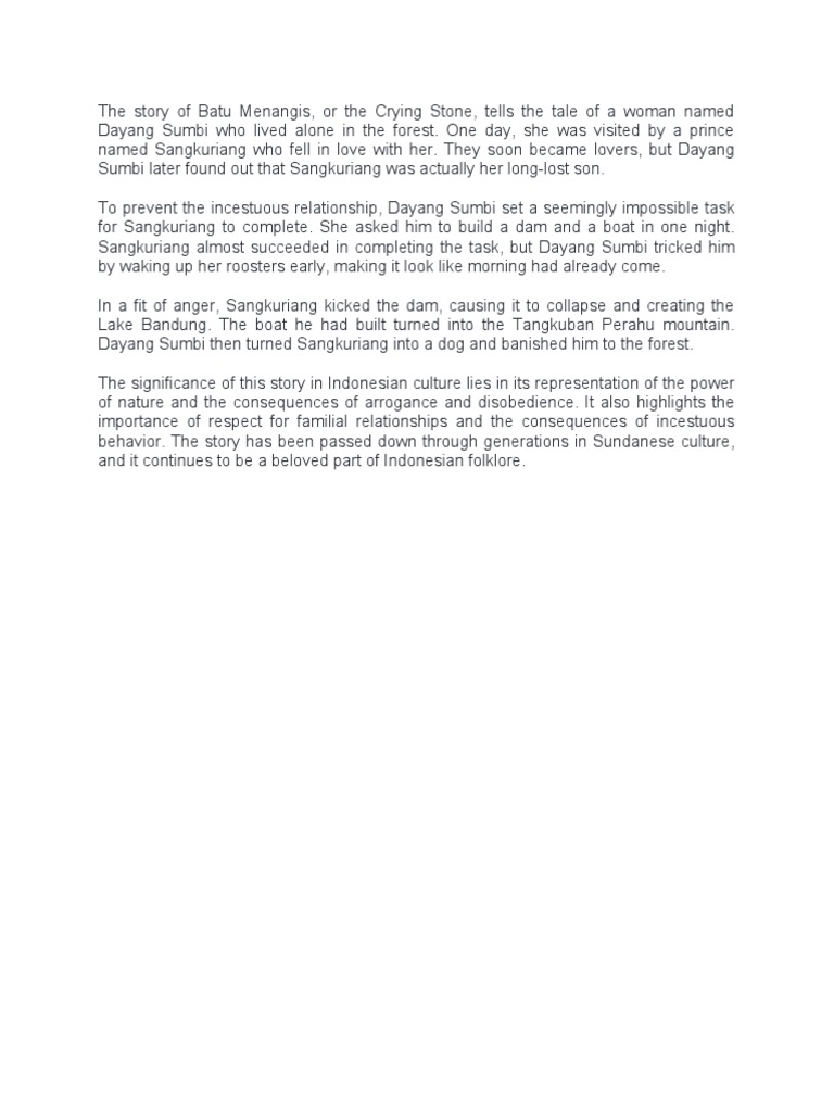 The Story of Crying Stone | PDF