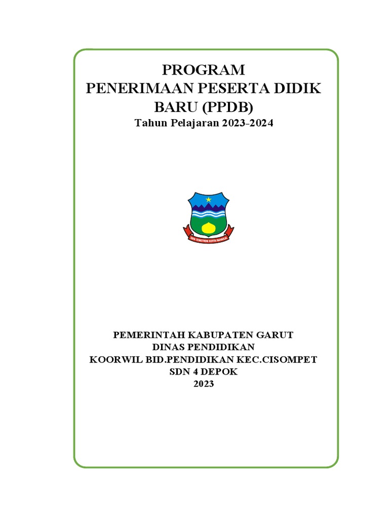 Program Kerja PPDB | PDF