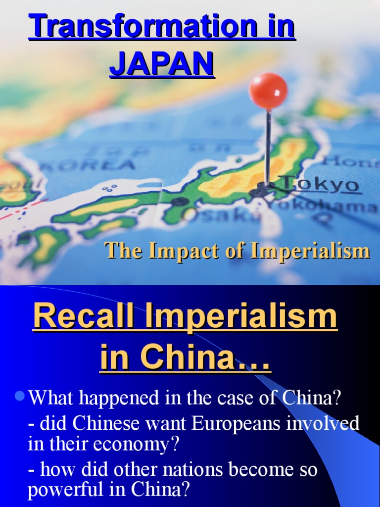 Transformation in Japan | PDF | Empire Of Japan | Imperialism