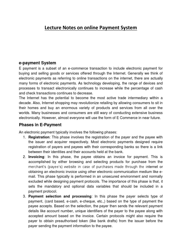 E-Payment System | PDF | Debit Card | Credit Card