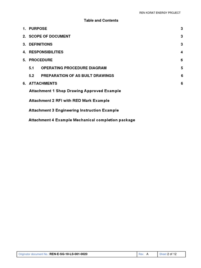 Procedure For As-Built Drawing | PDF | Deep Foundation | Concrete