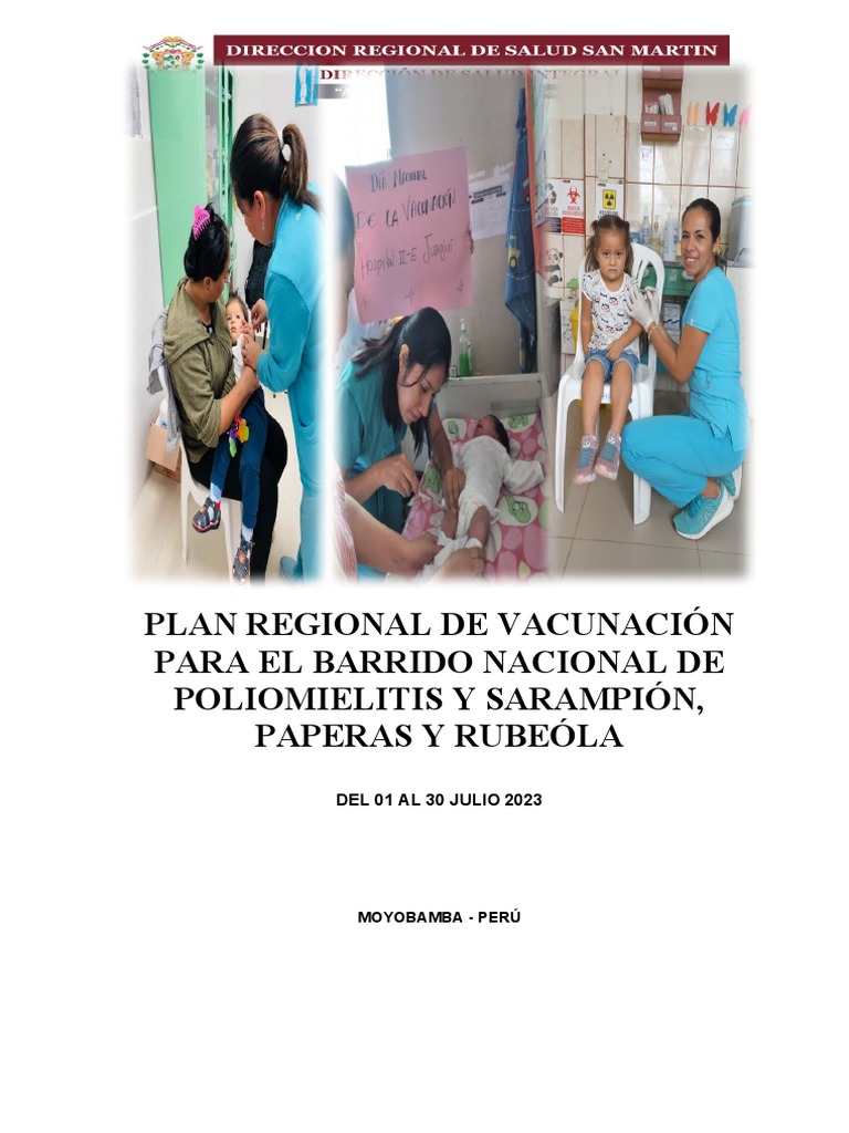 Plan de Vacunacion Barrido Spr-Antipolio Rosa Joseph 2023 Auner - Rita ...