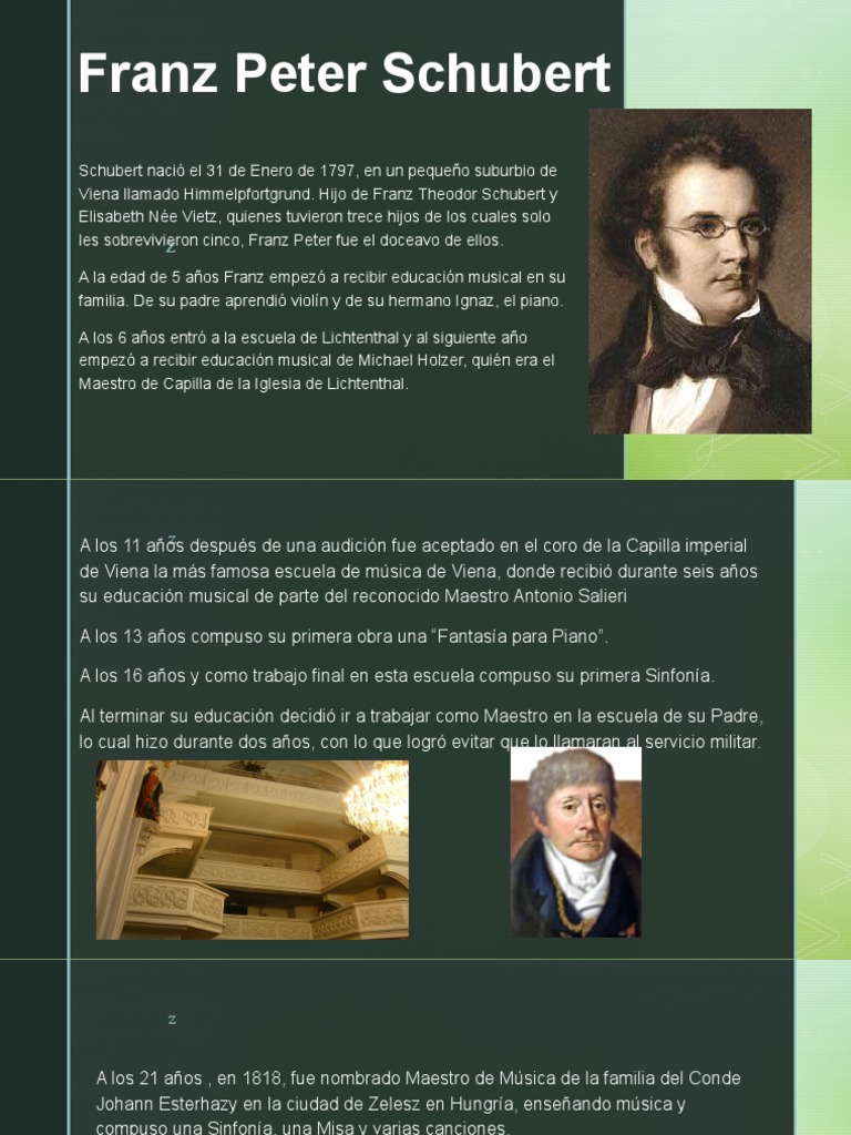 Franz Peter Schubert | PDF | Franz Schubert | Música