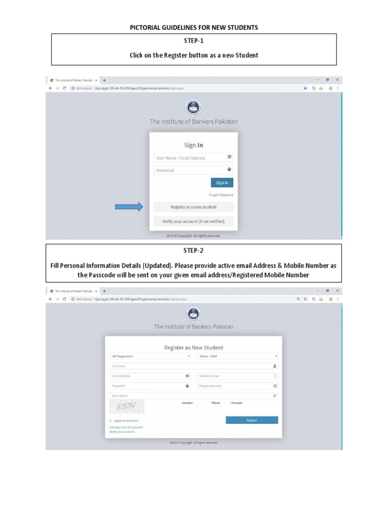 ISQ Pictorial Guideline For New Students | PDF