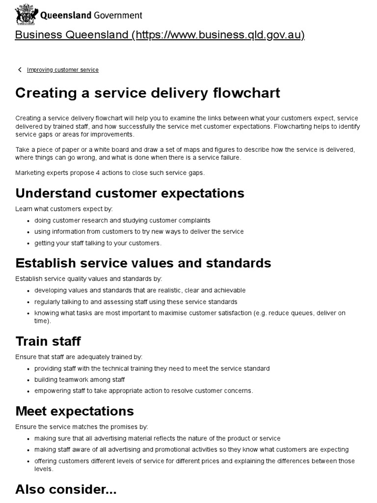 Service Delivery Flow Diagram Courier Service Operational Pr