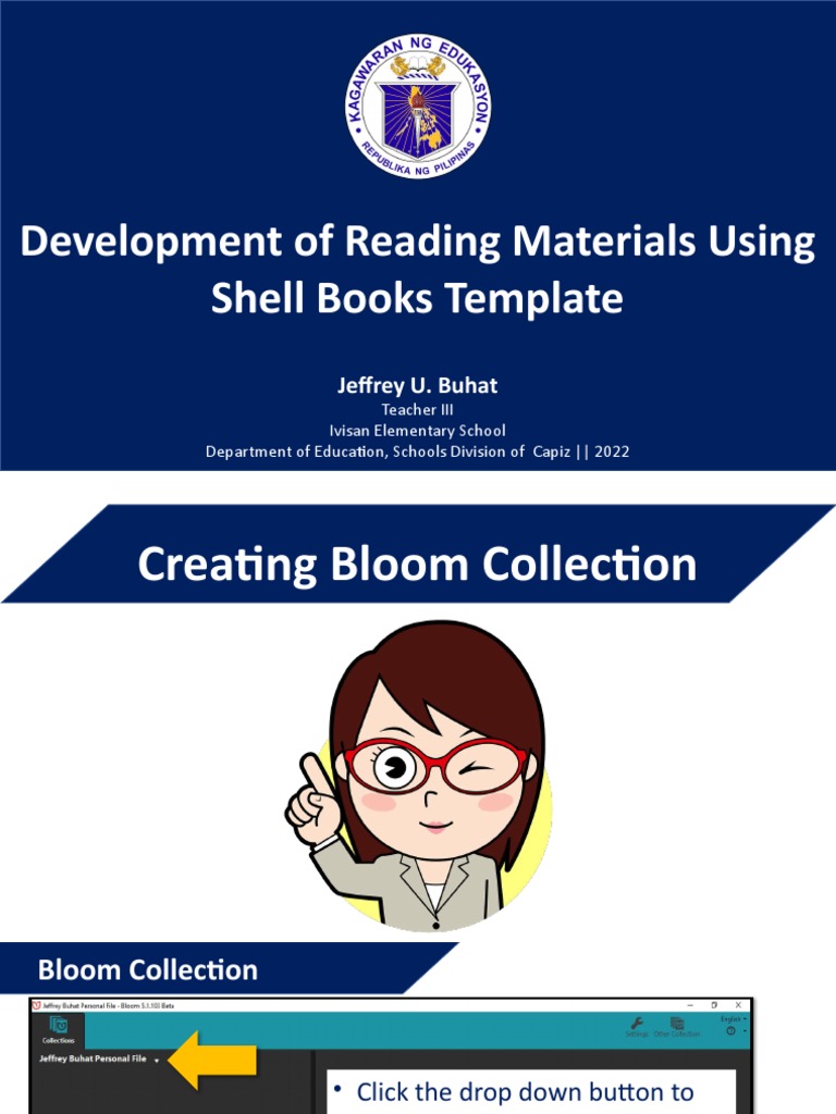 TOPIC 4 Developing Reading Materials Using Shell Books Template Jeff ...