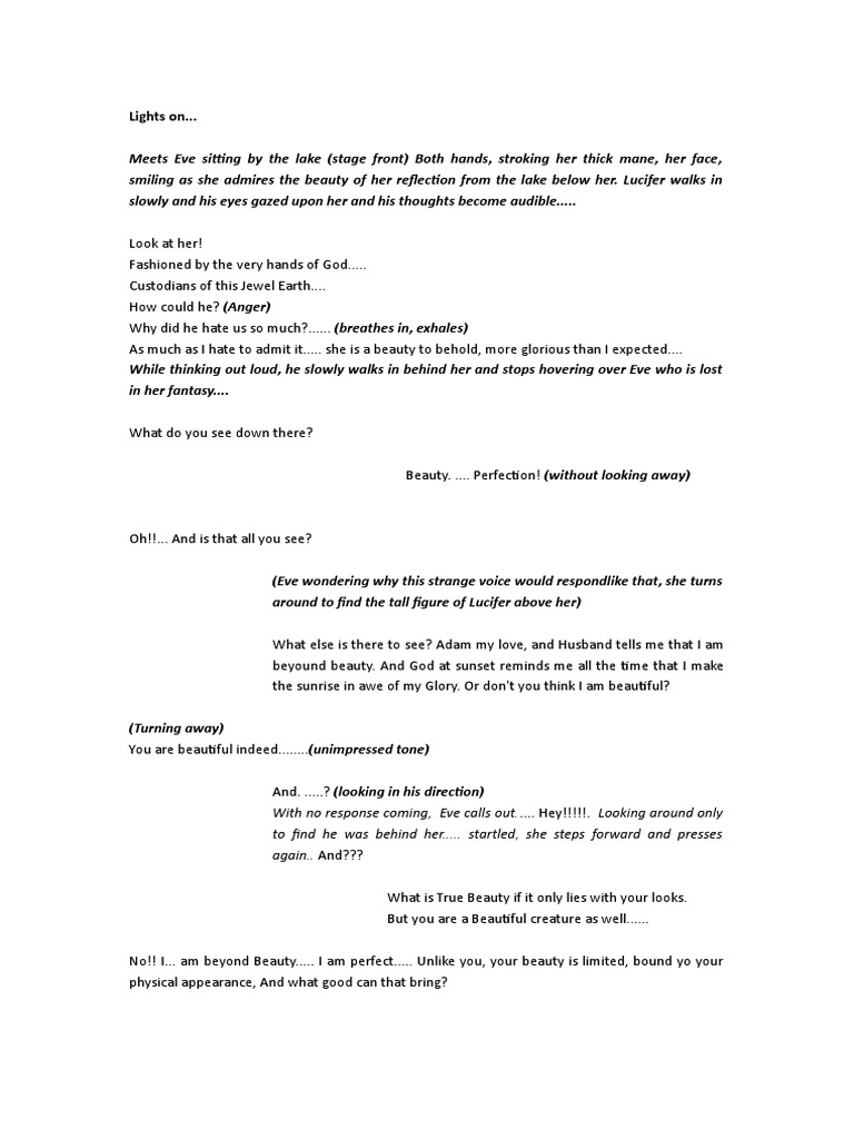 Adam and Eve | PDF | Adam And Eve | God