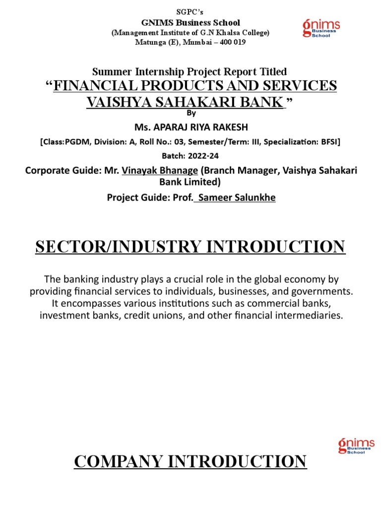 Riya Aparaj Bfsi 03 | PDF | Banks | Data