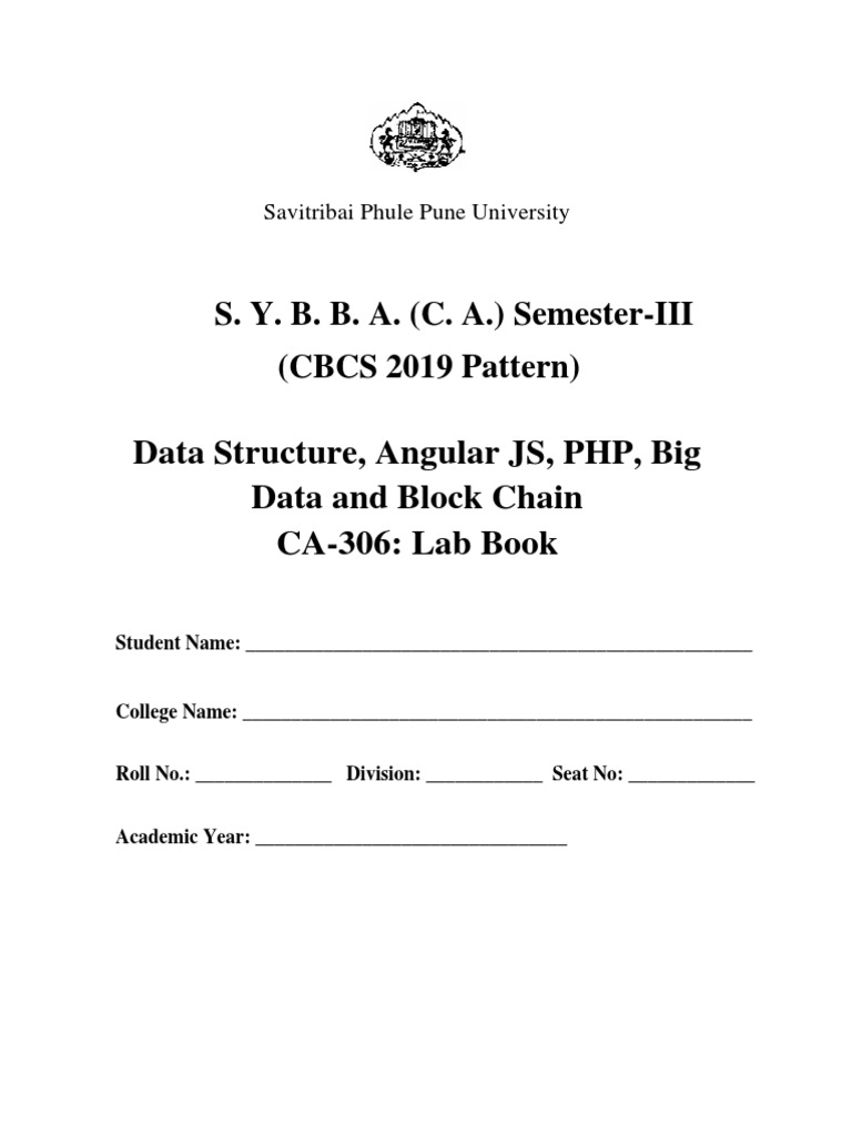 Sybba Ca Sem Iii Labbook Pdf Queue Abstract Data Type Pointer Computer Programming