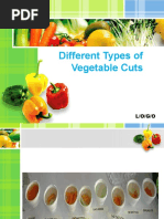 14 Basic Cuts of Vegetables With Sizes | PDF | Cookware And Bakeware | Home