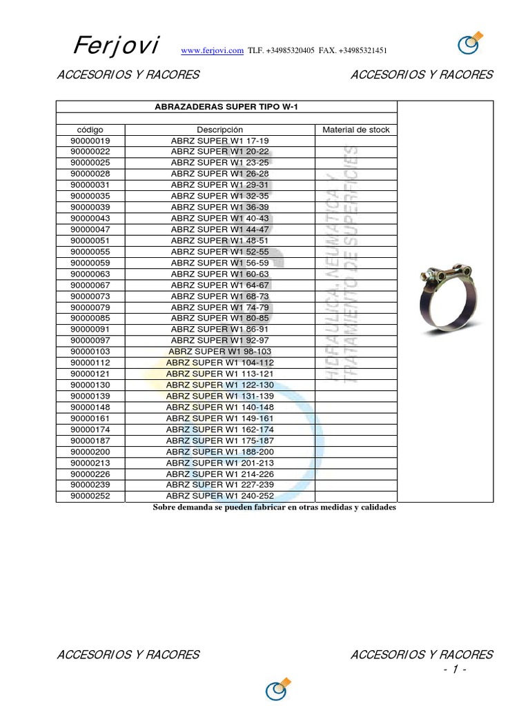 Accesorios | PDF | Tornillo | Rieles