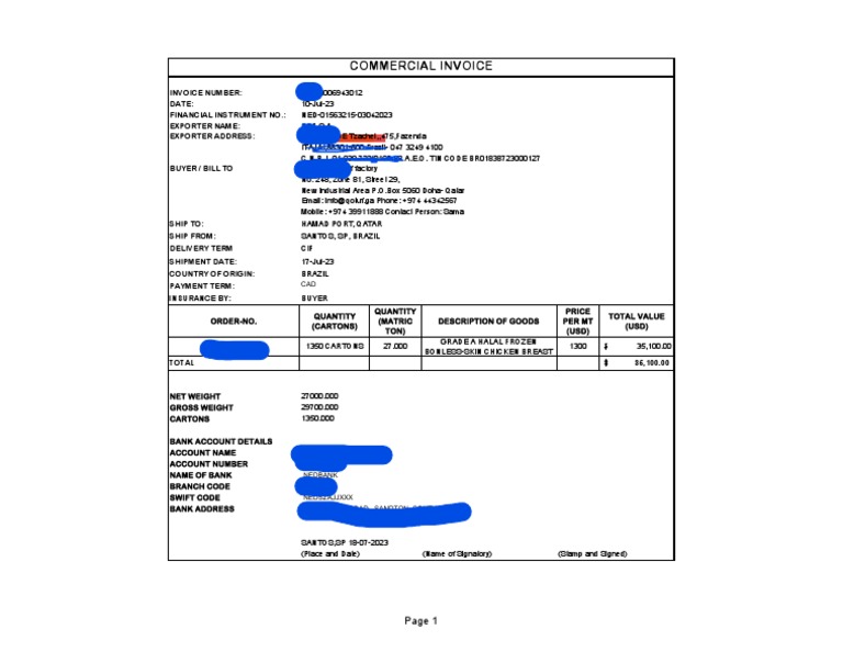 Final Invoice-Draft | PDF | Economies