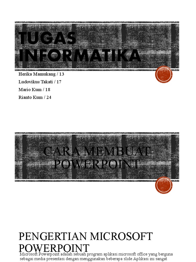 Tugas Informatika Kelas 7C | PDF