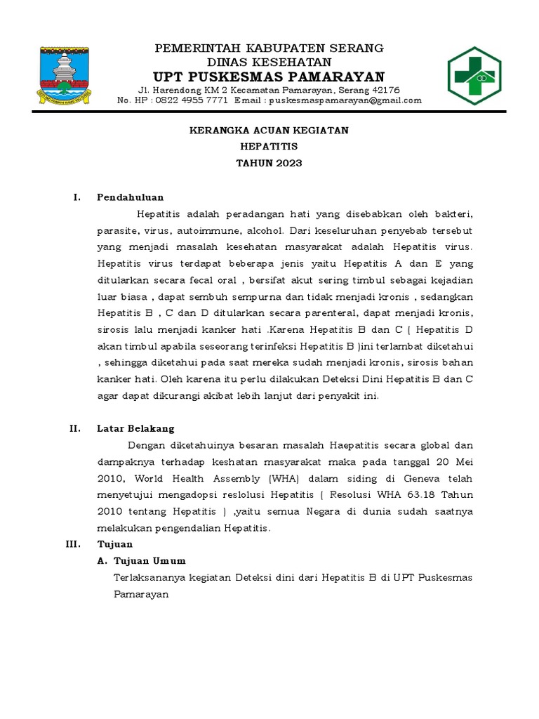 Kak Hepatitis 2023 | PDF