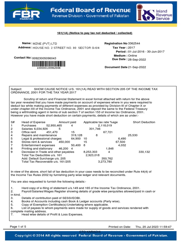 Tax Collector Correspondence3362544 | PDF | Taxes | Expense