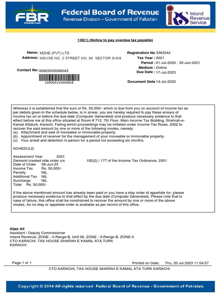 Tax Collector Correspondence3362544 | PDF | Taxes | Money