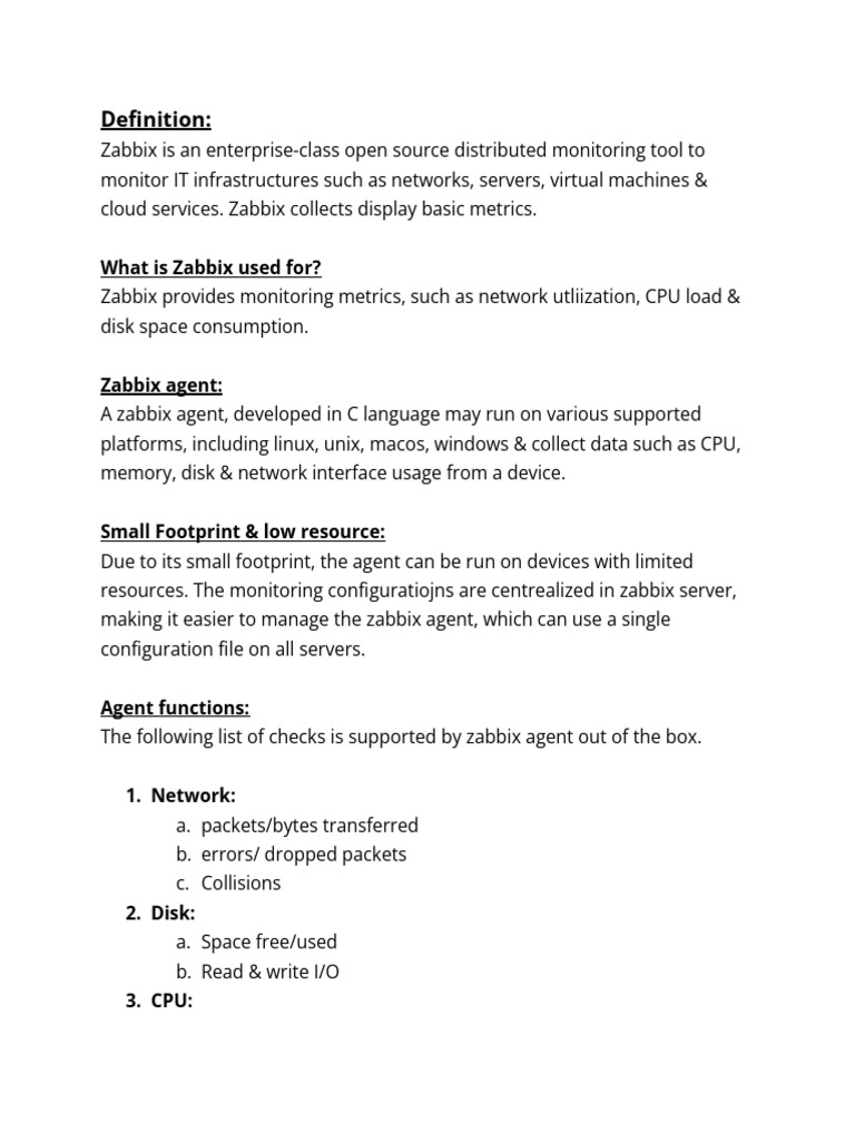 Introduction To Zabbix Pdf My Sql Proxy Server 5281