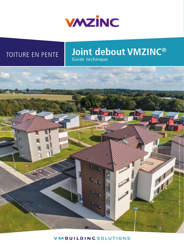 Guide Joint Debout Toiture VMZINC | PDF | Génie du bâtiment | Matériaux de construction