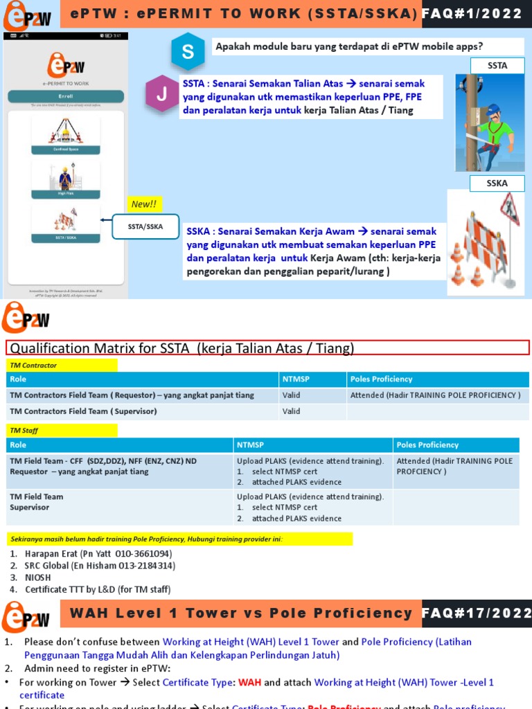 MT Training ePTW SSTA SSKA (15012023) | PDF | Ios | Android (Operating System)