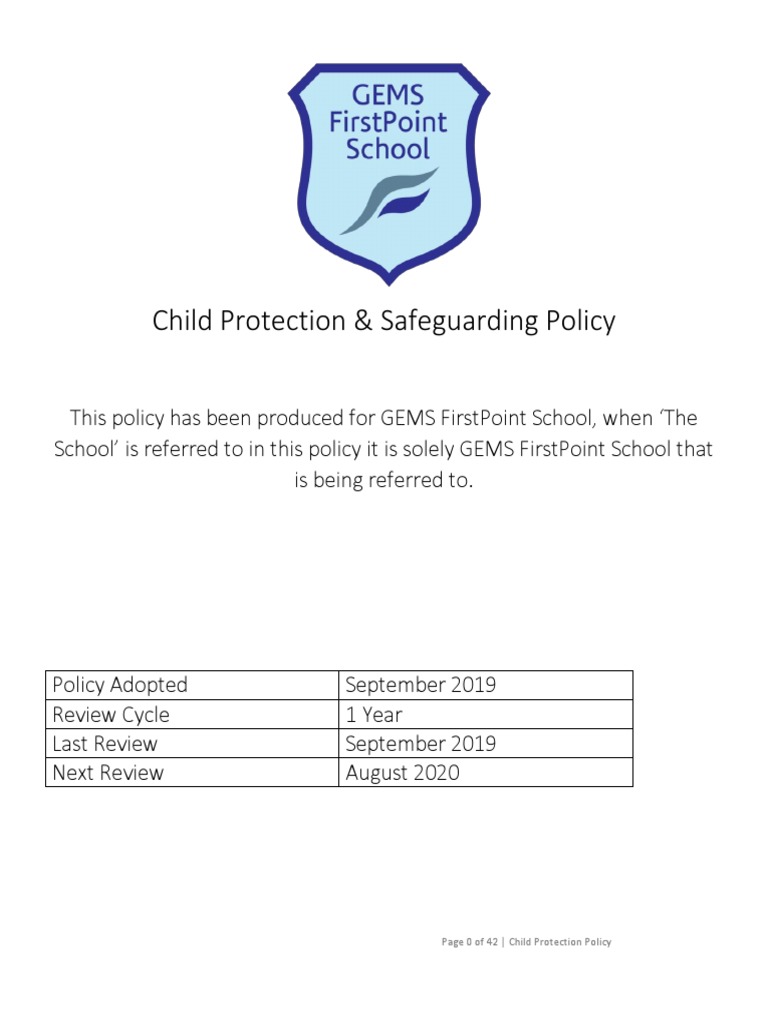 Dubai Child Protection Policy Overview | PDF | Child Protection | Justice