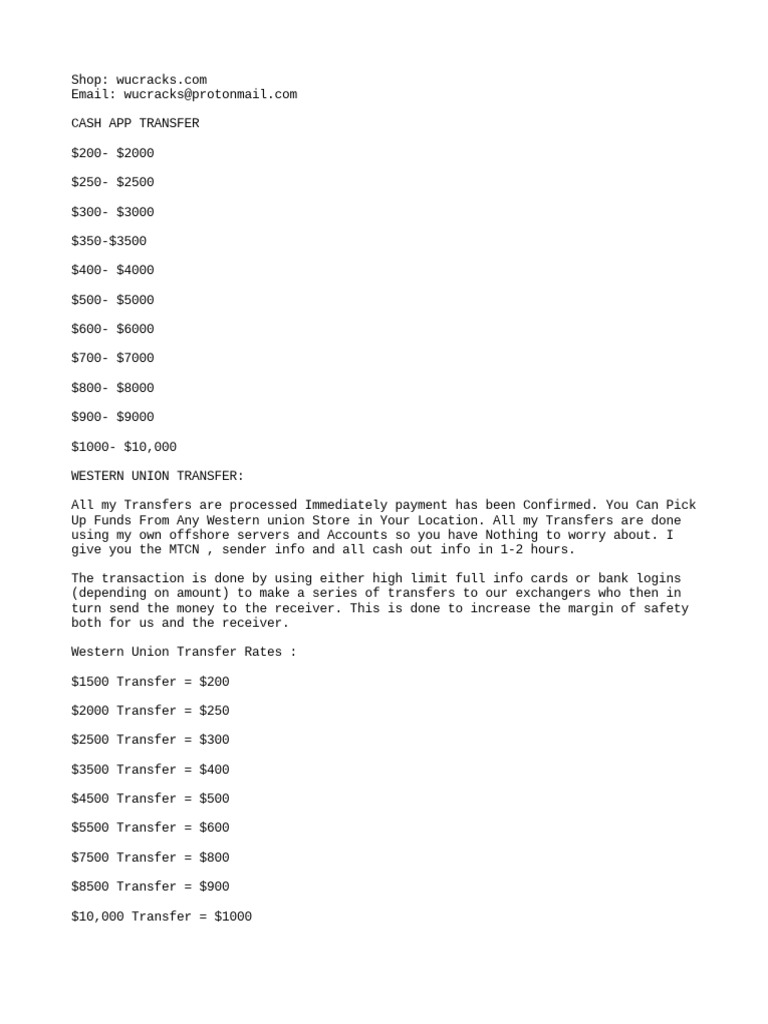 Money Transfer Services and Rates | PDF | Wire Transfer | Economies