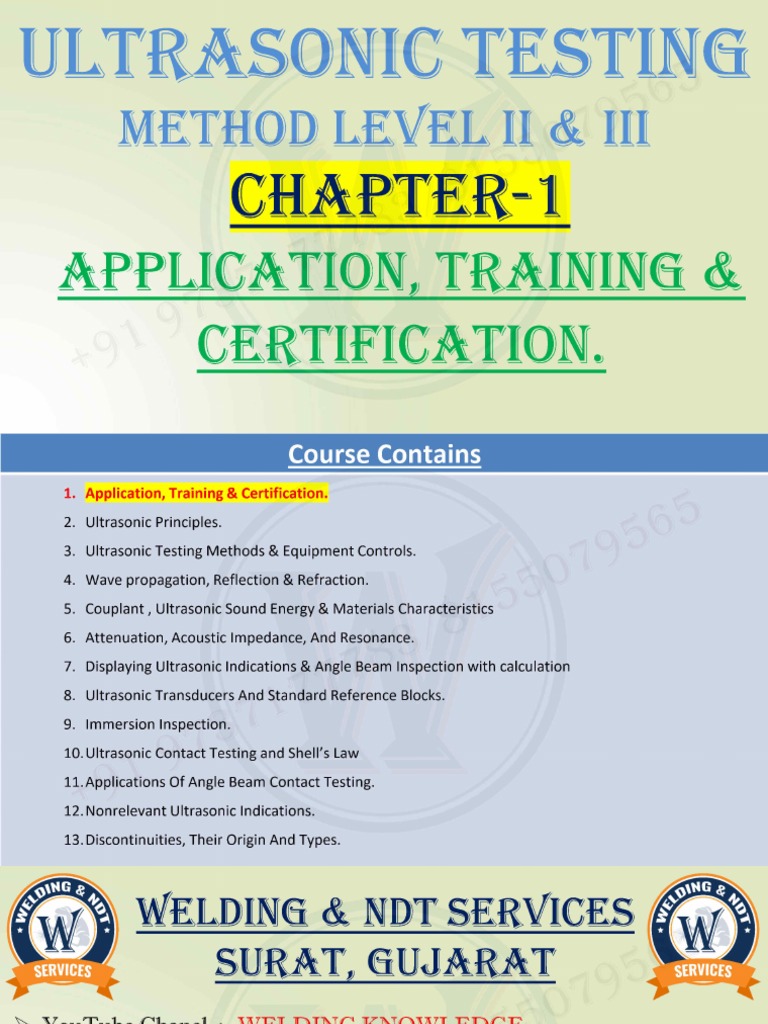 UT Level II & III by Vishal Dhameliya Sir | PDF