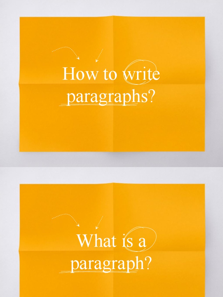 4.how To Write Paragraphs | Download Free PDF | Paragraph