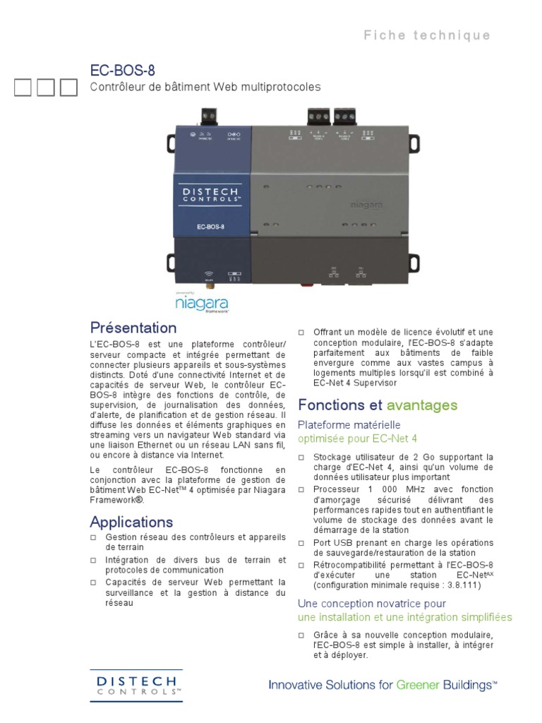 EC-BOS-8 Europe - DS - 10 - FR | PDF | Wi-Fi | Internet