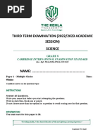 12-Page Exam Answer Booklet | PDF