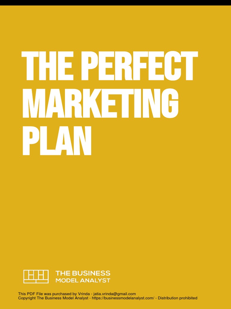The Perfect Marketing Plan-Rqkni5 | PDF | Marketing | Target Audience