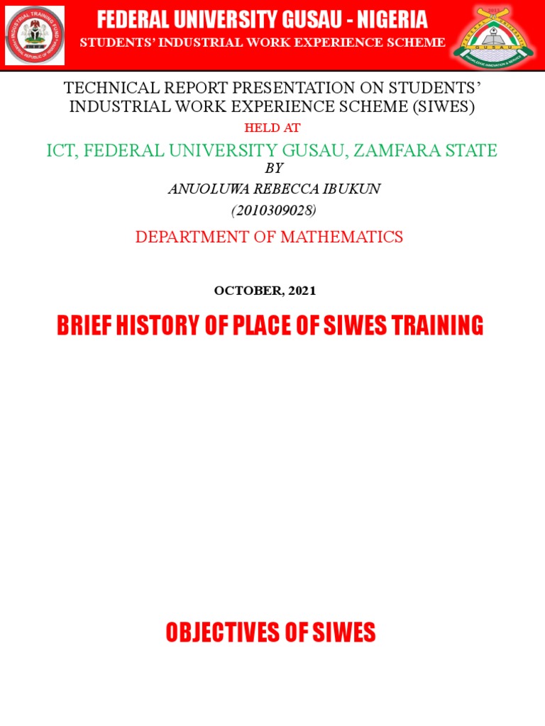 Siwes PPT Fugus | PDF